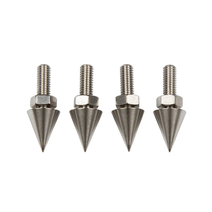 Hi Fi Racks 15mm Spikes with Locking Nut - Stainless Steel or Black (P ...